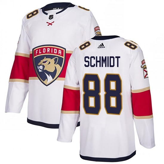 Authentic Adidas Youth Nate Schmidt White Away Jersey - NHL Florida ...